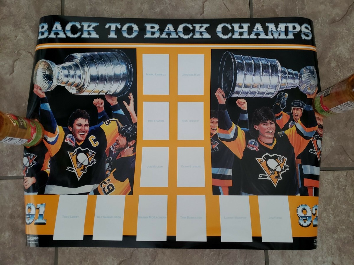 Back To Back Pittsburgh Penguins Poster