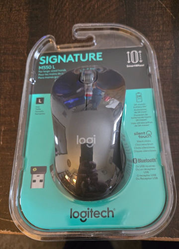 NEW Logitech SIGNATURE M550L Wireless Computer Laptop Mouse - Graphite ...