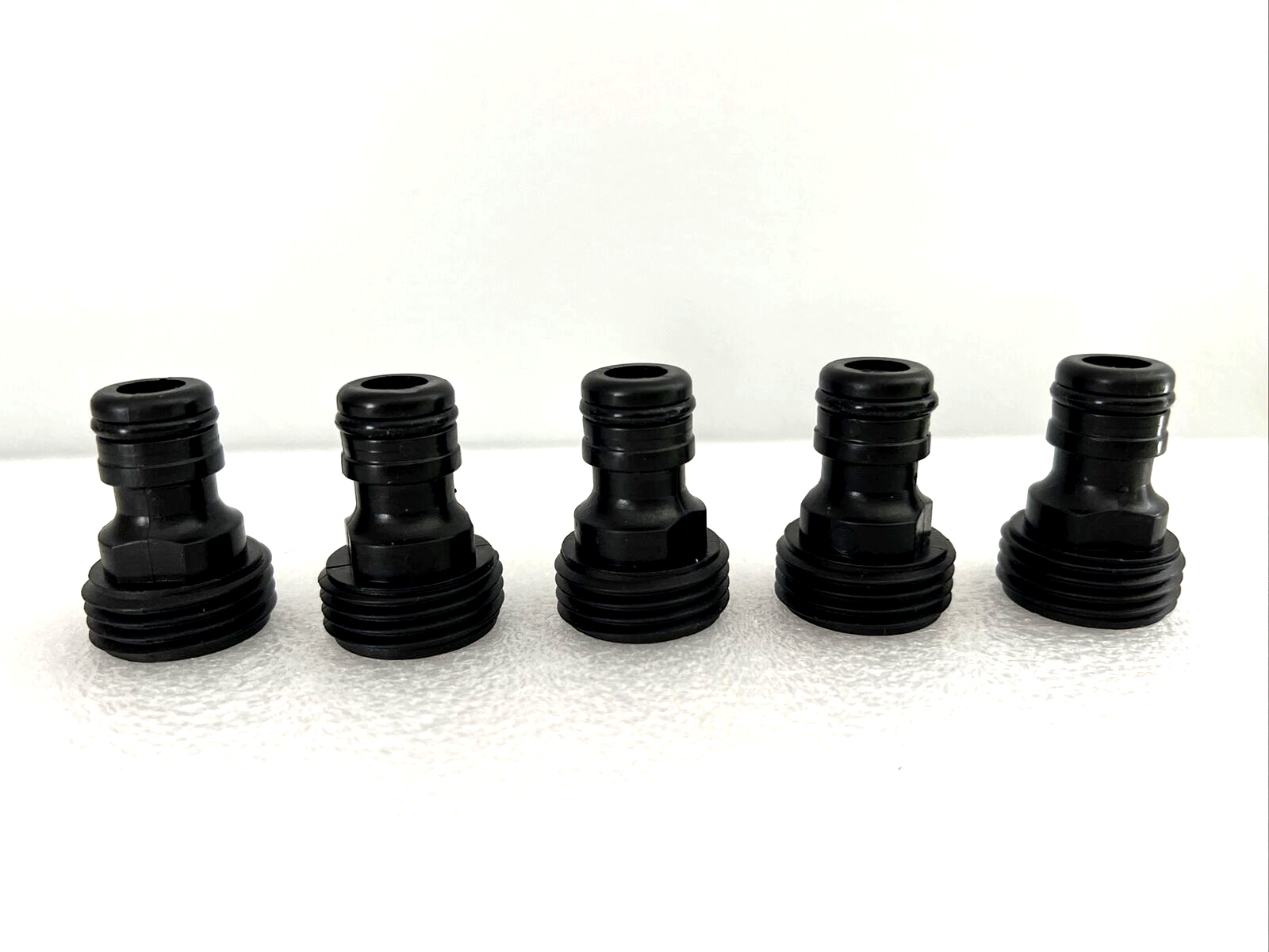 Plastic Quick Connect Snap Fittings Male for 3/4" Garden Hose Thread (5 ...