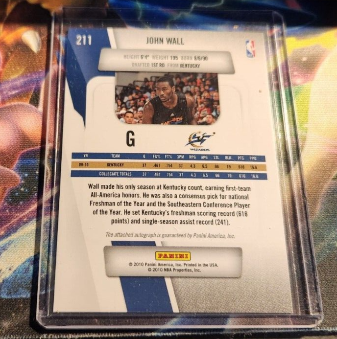 2010-11 Panini Prestige JOHN WALL Rookie Card RC #211 | eBay