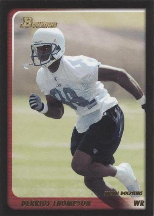 2003 Bowman - Derrius Thompson #86 for sale online | eBay