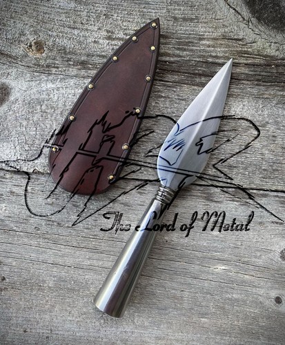 UBR CUSTOM HAND FORGED HIGH CARBON STEEL HUNTING SPEAR HEAD WITH ...