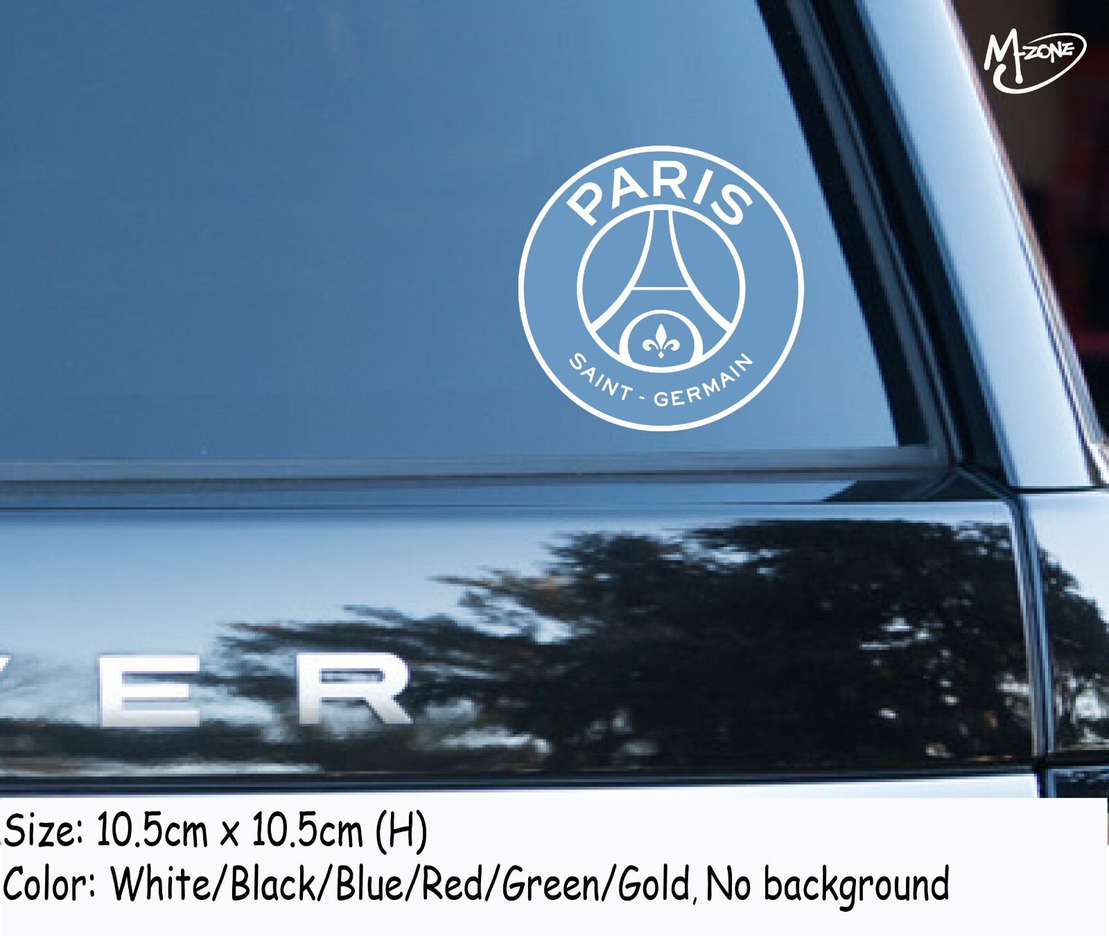 PSG LYONNAIS MONACO Car Sicker Reflective FRANCE Football Decals Best ...