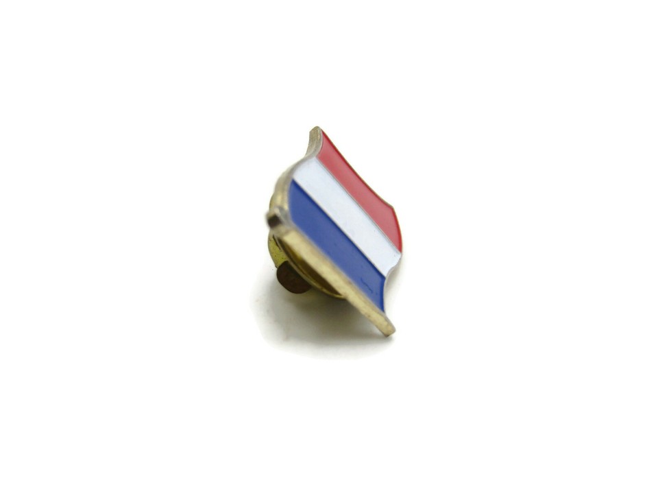 Netherlands Flag Pin Travel Silver Tone | eBay