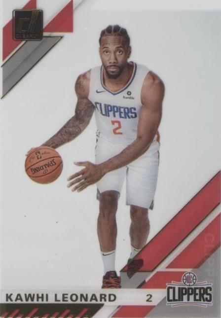 2019-20 Panini Clearly Donruss - Kawhi Leonard #18 Gold for sale online ...