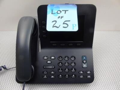 Lot of 25 - Cisco IP Phone 8945. CP-8945-K9 VOIP IP Phone w/ Handsets ...