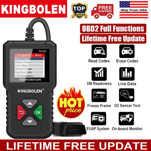 Automotive OBD2 Scanner EOBD Code Reader Check Engine Fault Car ...