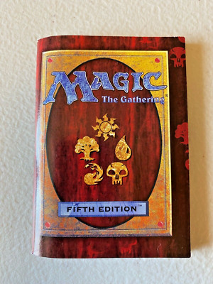 MTG WOTC Magic: The Gathering Fifth Edition Rulebook 1997 - Mint/NM ...