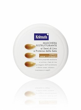 Kelemata Maschera Ristrutturante Semi Lino 200ml 8009150504231 | eBay