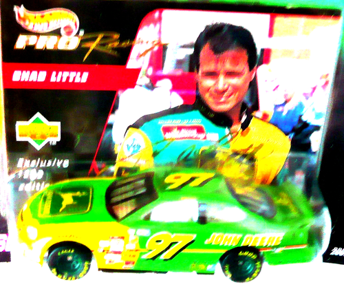 1998 NASCAR CHAD LITTLE PRO RACING HOT WHEELS 97 FORD TAURUS CAR UPPER ...