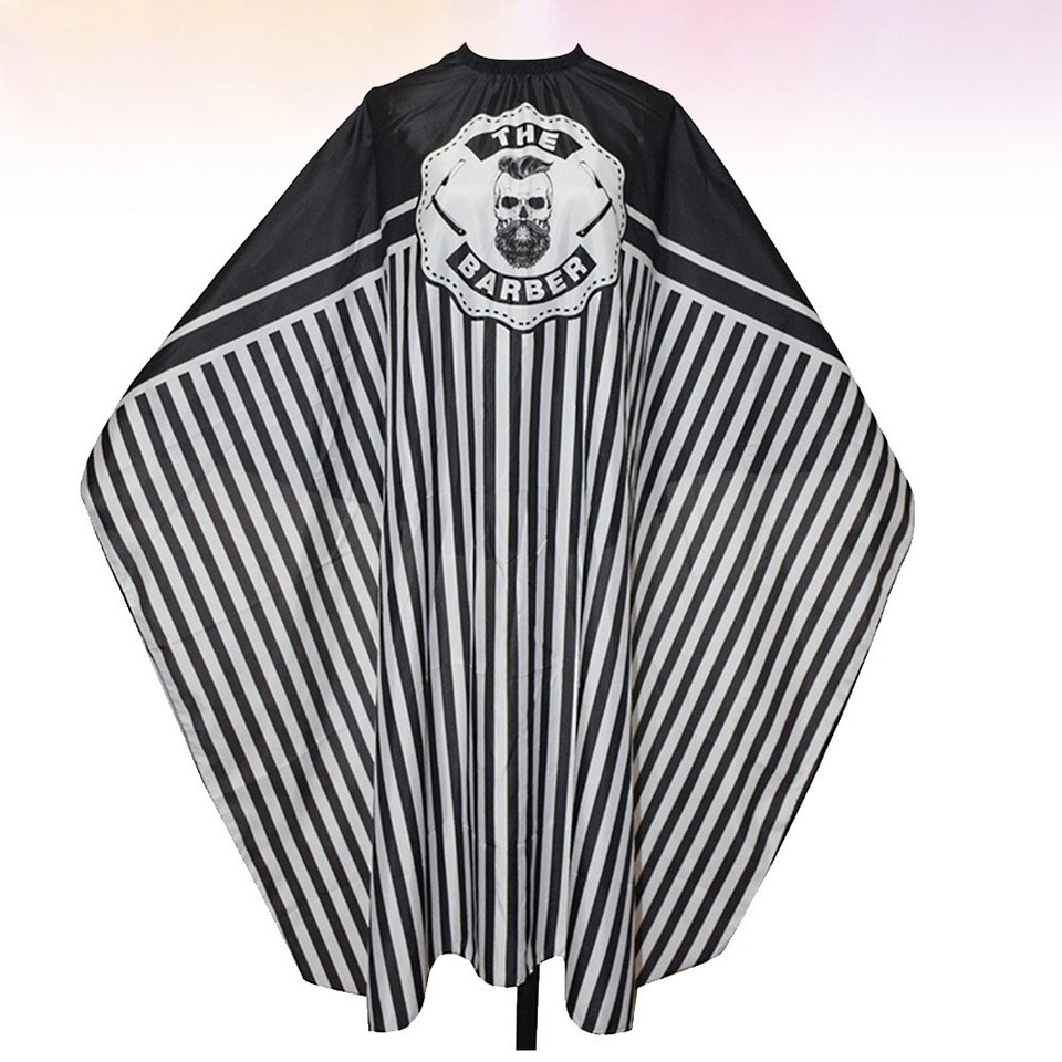 Stripe Design Hairdressing Cape Hair Cutting Apron Cloak Hair ...