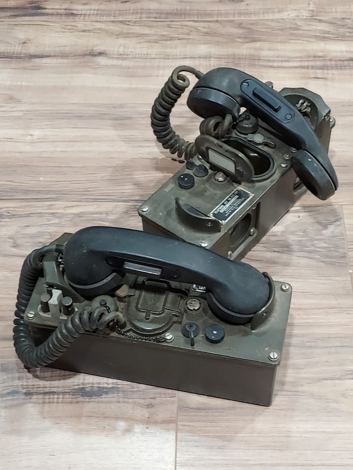 US Army Field Telephone Set TA-312/PT Military Radio - UNTESTED | eBay