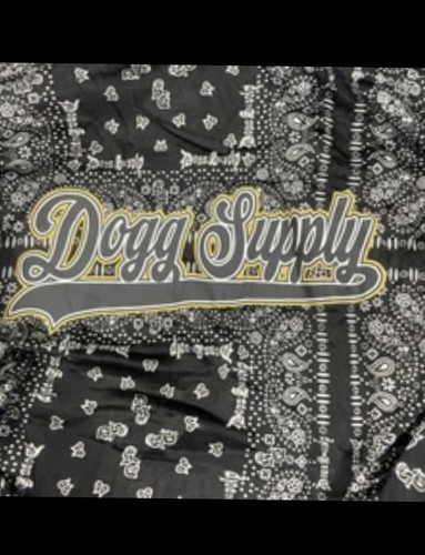 Men’s Large Dogg Supply by Snoop Dogg Black Print Microfleece Hooded ...