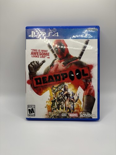 Deadpool PlayStation 4 Game, 2015 Edition, Disc and Case, Tested and ...