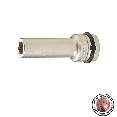 New Tone TONE Long Impact Socket 3NV-08L 9.5mm Drive 3/8 Drive 8mm ...