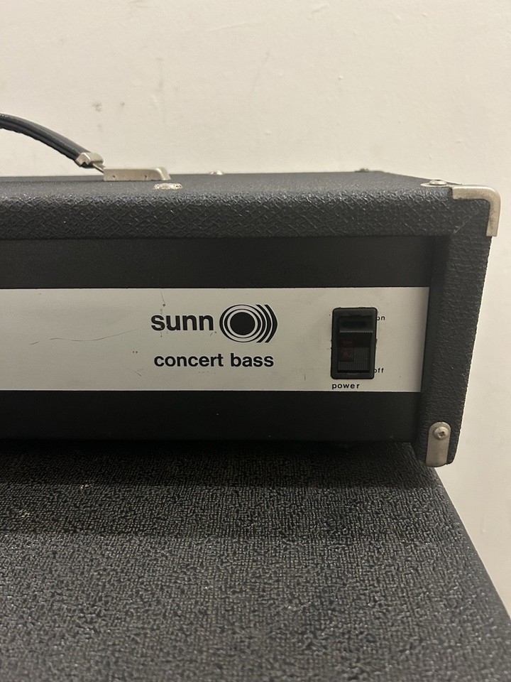 1970’s Sunn Concert Bass Solid State Amp Head Vintage Rare Works! | eBay