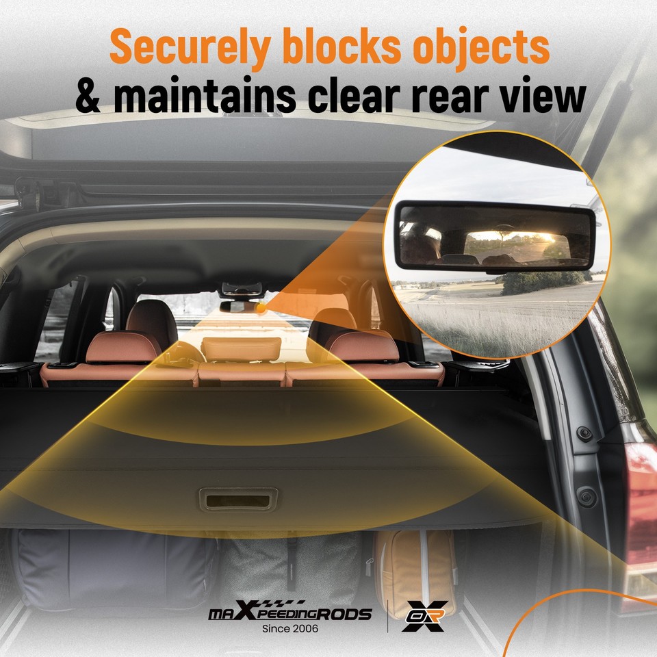 Parcel Shelf for Lexus GX460 2010-23 Cargo Cover Rear Waterproof Boot ...