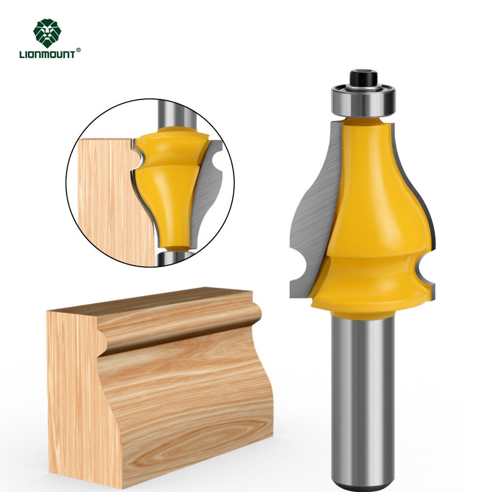 Handrail Molding Router Bits Edge Beaded Profile 1/2 12mm Shank | eBay