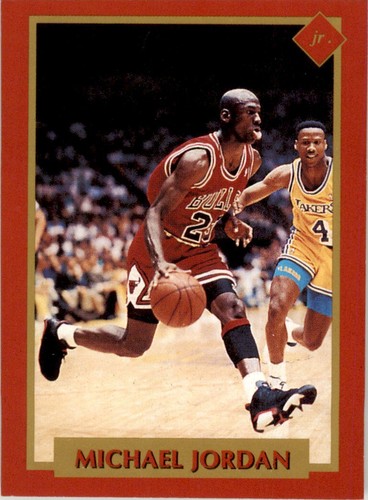 1991 Tuff Stuff Jr. Special Issue NBA FInals #2 Michael Jordan Chicago ...