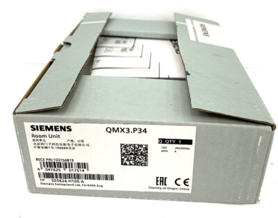 Siemens QMX3.P34 Room Control Unit 7612914090423| eBay