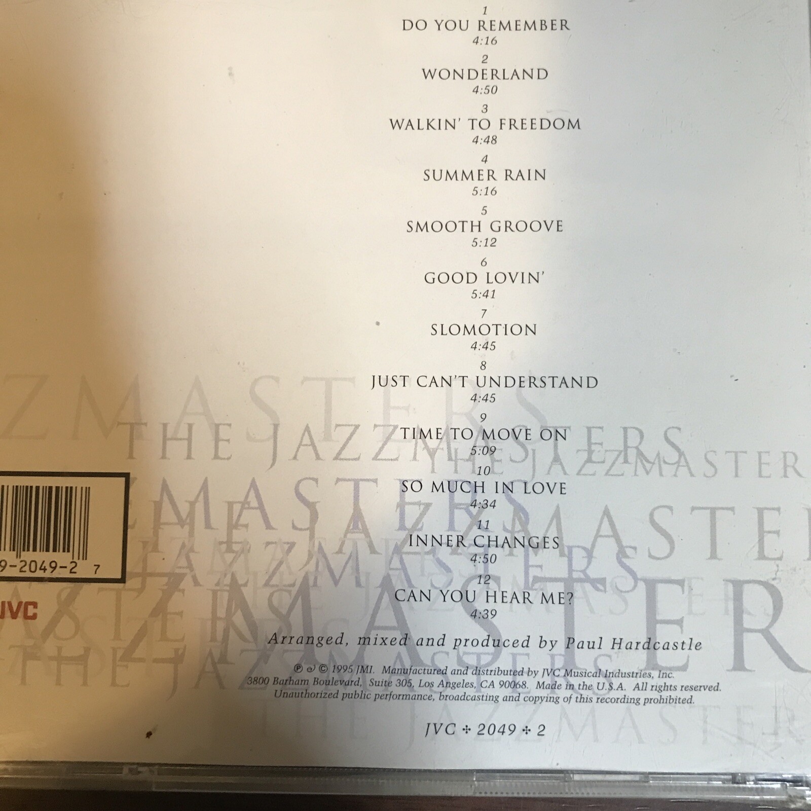 The Jazzmasters II by Paul Hardcastle - CD- EXC- ii 9119204927| eBay