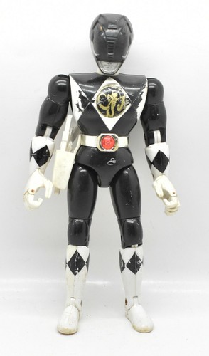 Mighty Morphin Power Rangers Black Ranger Zack Loose 8" Figure Bandai ...