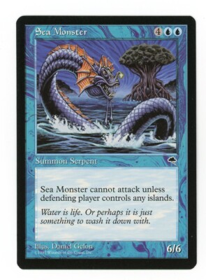 Magic the Gathering Tempest Sea Monster MTG Blue NM | eBay