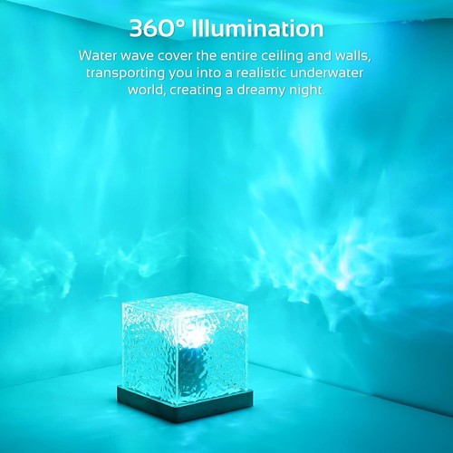 Northern Lights Ocean Wave Projector Light,16 Colors Gradual Rotating ...