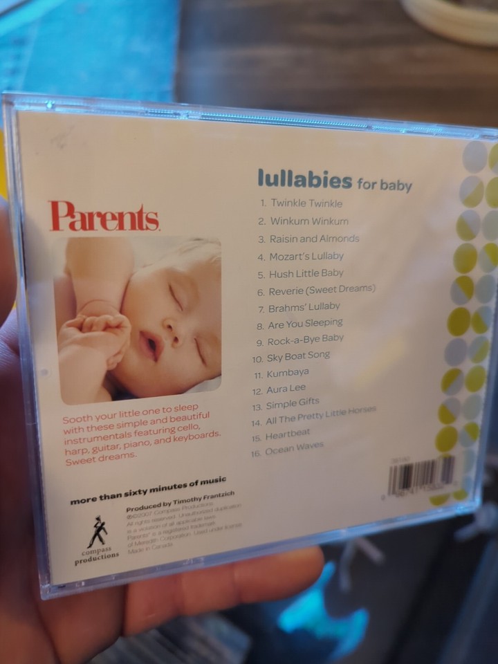 Lullabies for Baby - Music CD - - - Compass Productions - Very Good ...