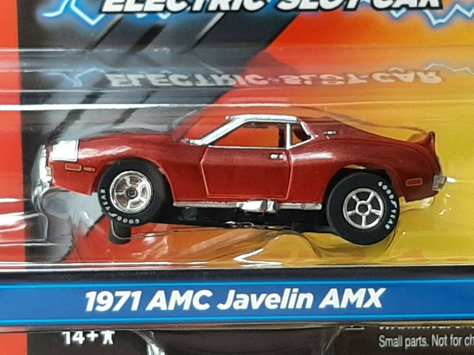 In Hand Autoworld R35 Blood Red AMC Javelin AMX Xtraction HO Slot Car ...