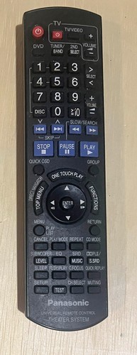 Genuine Panasonic EUR7662YWO Home Theater System Remote Control, Tested ...