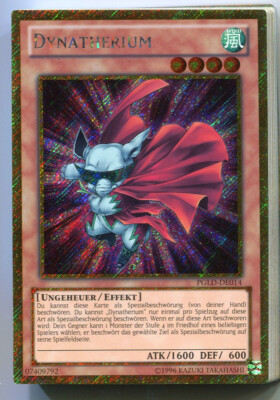 Yu-GI-OH Dynatherium Gold Secret rare PGLD-DE014 | eBay