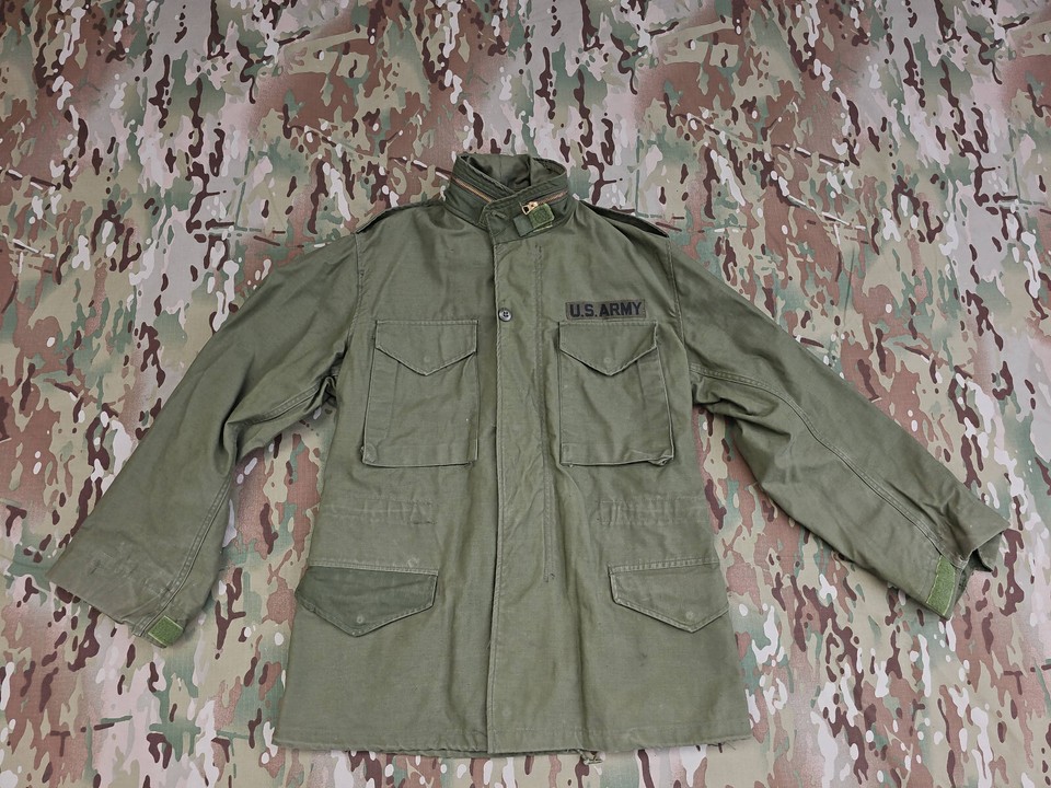 🇺🇸GENUINE USGI 1980 US Army OD Green M65 Cold Weather Field Jacket Coat ...