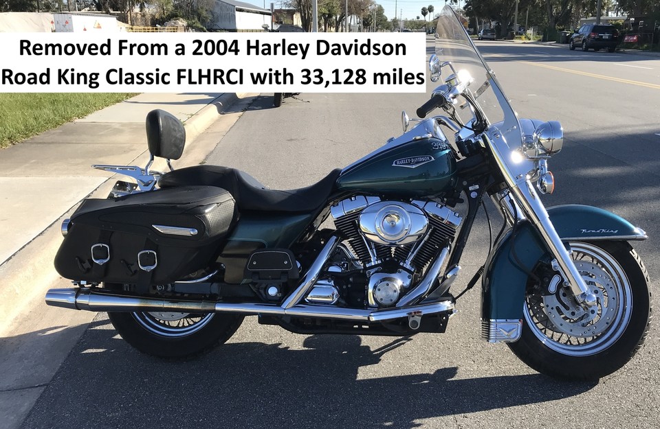 2004 Harley Road King Back Rear Shock Absorber Set (From 06-09 Dyna FXD ...