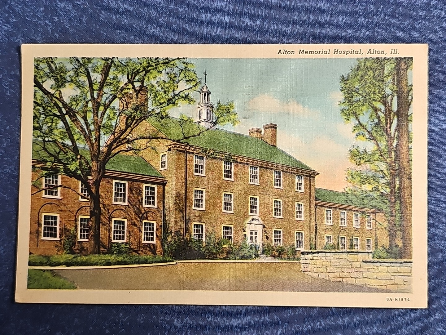 Vintage Alton Memorial Hospital Alton Illinois 1950 Posted Postcard ...