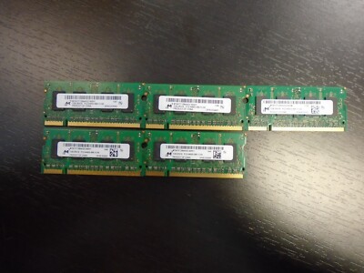 Lot of 5 1GB 2Rx16 PC2-6400S-666-13-A0 Computer Memory Chip 1 gig | Lap ...