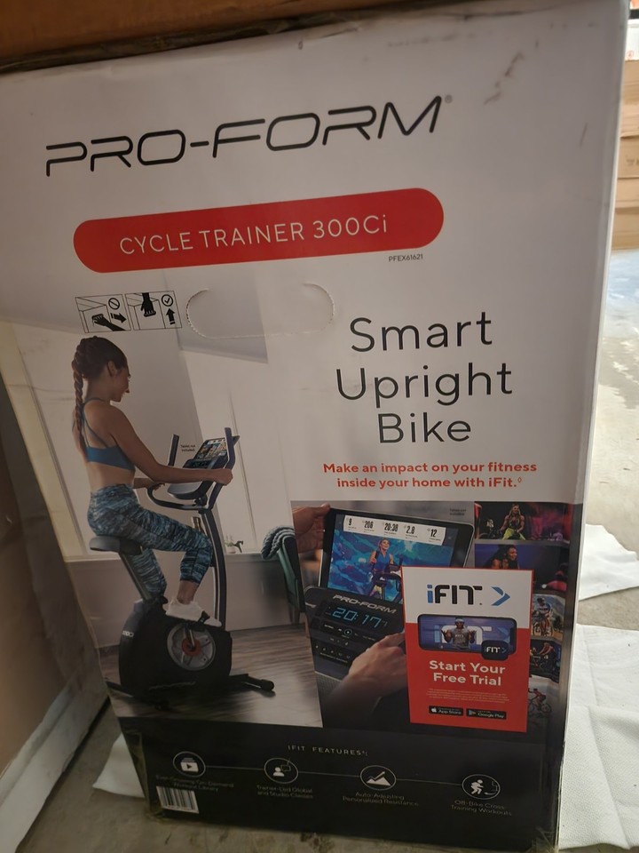 ProForm Cycle Trainer 300 Ci Upright Stationary Exercise Bike ...