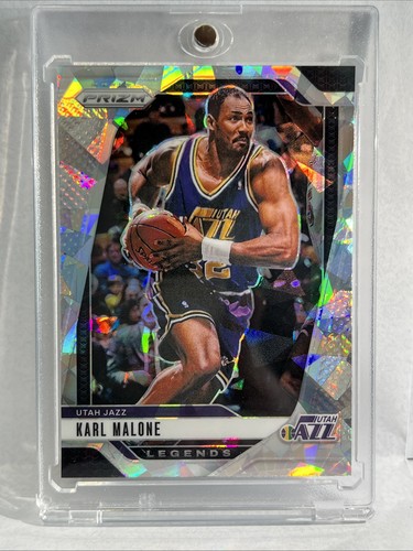 2024-25 Panini Prizm Legends - Karl Malone #289 Silver Ice Prizm Utah ...
