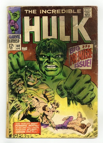 Incredible Hulk #102 FR 1.0 1968 | eBay