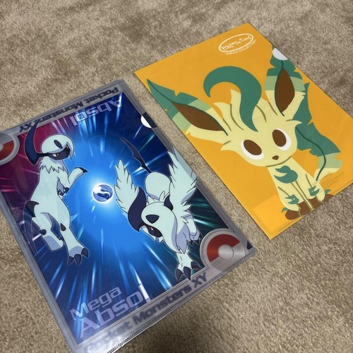 Pokemon Clear File A4 Mega Absol Leafia Set | eBay