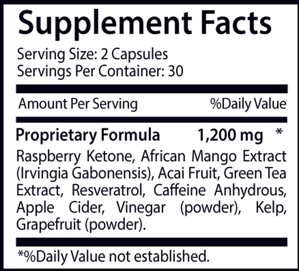 New Advanced Weight Loss Formula Raspberry Ketones Lean 1200mg (2 ...