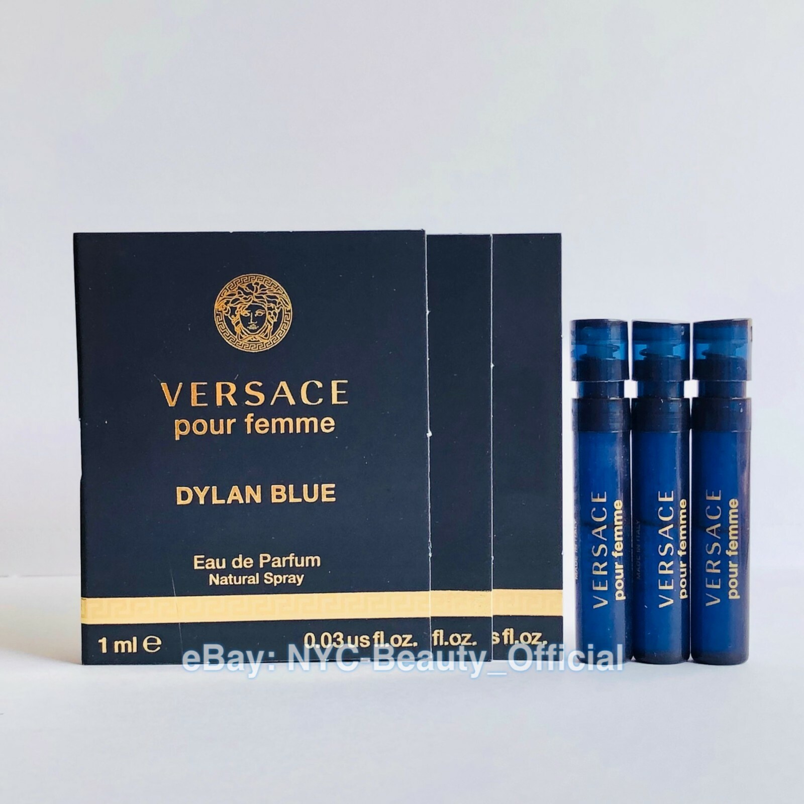 3 x Versace Fragrance for men women Spray Sample 1ml each [choose your ...
