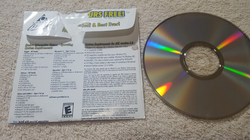 OPERATION - PC CD COMPUTER GAME DISK AND SLEEVE GENERAL MILLS HASBRO ...