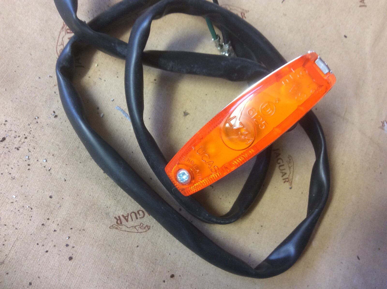 LUCAS AMBER SIDE MARKER LAMPS L734 LOTUS JAGUAR XJS MINI LU56859 for ...