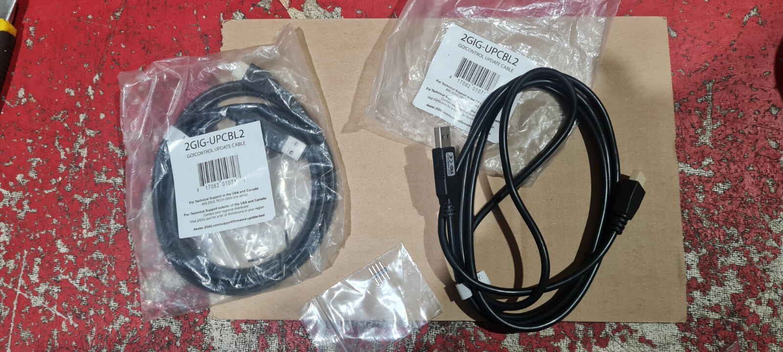 2 x brand new 2GIG-UPCBL2 Firmware Update Cable for Go Control TS1 Free ...