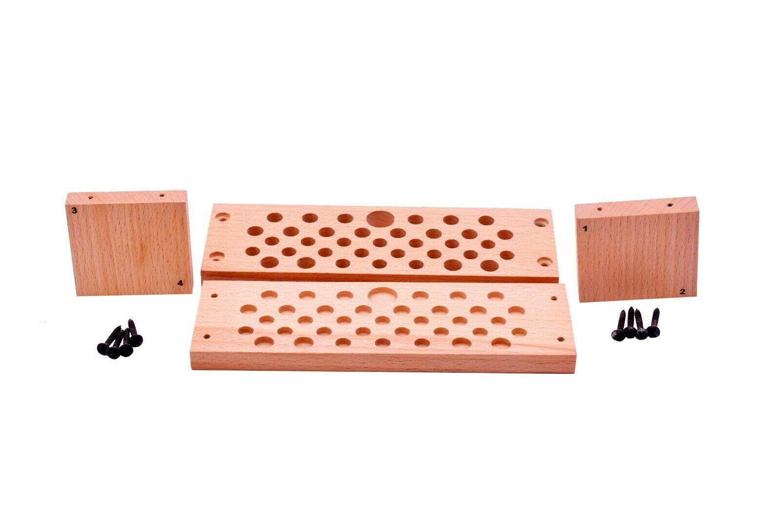 DIY Leather craft Leather stamps TOOL RACK,WOODEN,HOLDS 36,KNF ...