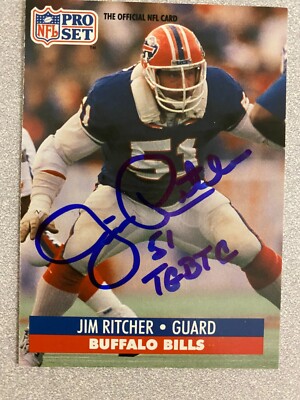 Jim Ritcher signed BUFFALO BILLS card | eBay