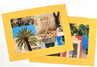 Set of 2 Place Mats, Provence Scene - From Provence, France - Each one ...