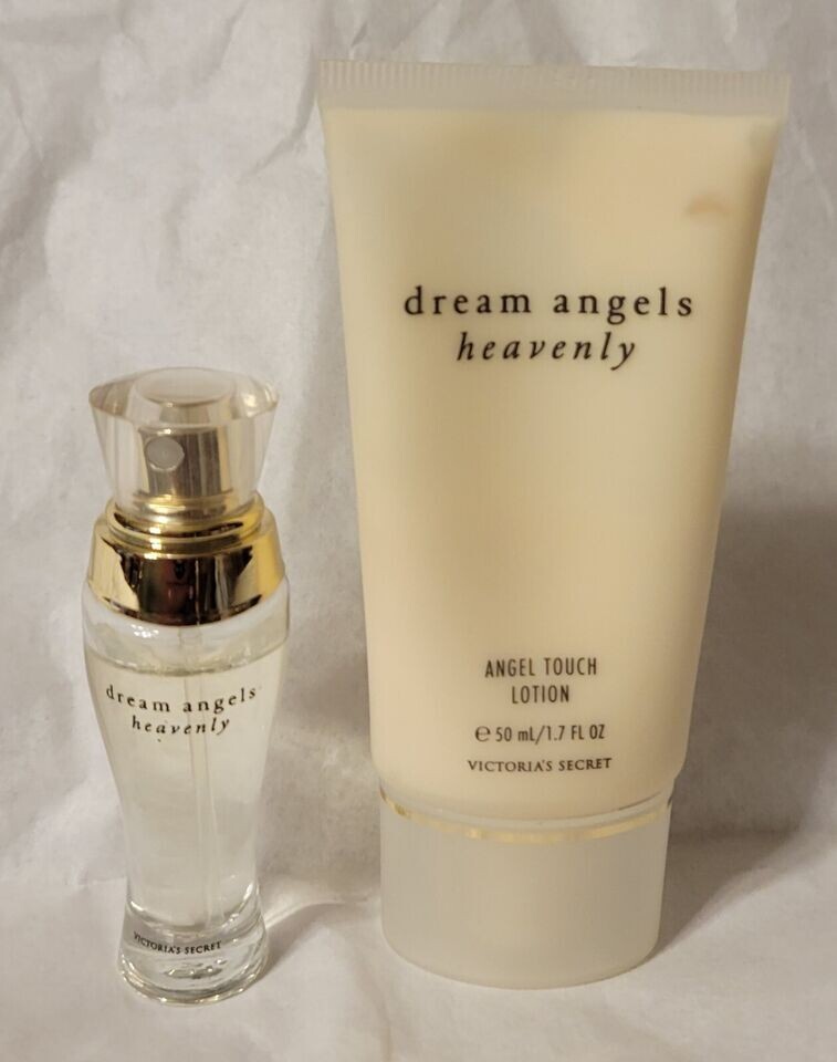 VINTAGE Victoria Secret DREAM ANGELS HEAVENLY Spray .25 Oz Touch Lotion ...