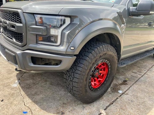 17" Fuel D695 Covert Candy Red Suit 2004 To 2022 Ford F-150 Raptor-17x9 ...